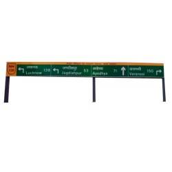 Best Standard Diameter Rectangular Overhead Sign Board For Road Safety ...