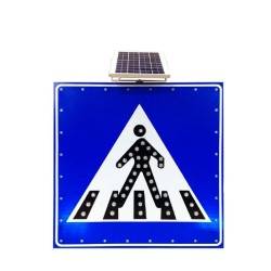 Best Aluminium Traffic Warning Sign for Road Safety LED Lighting ...